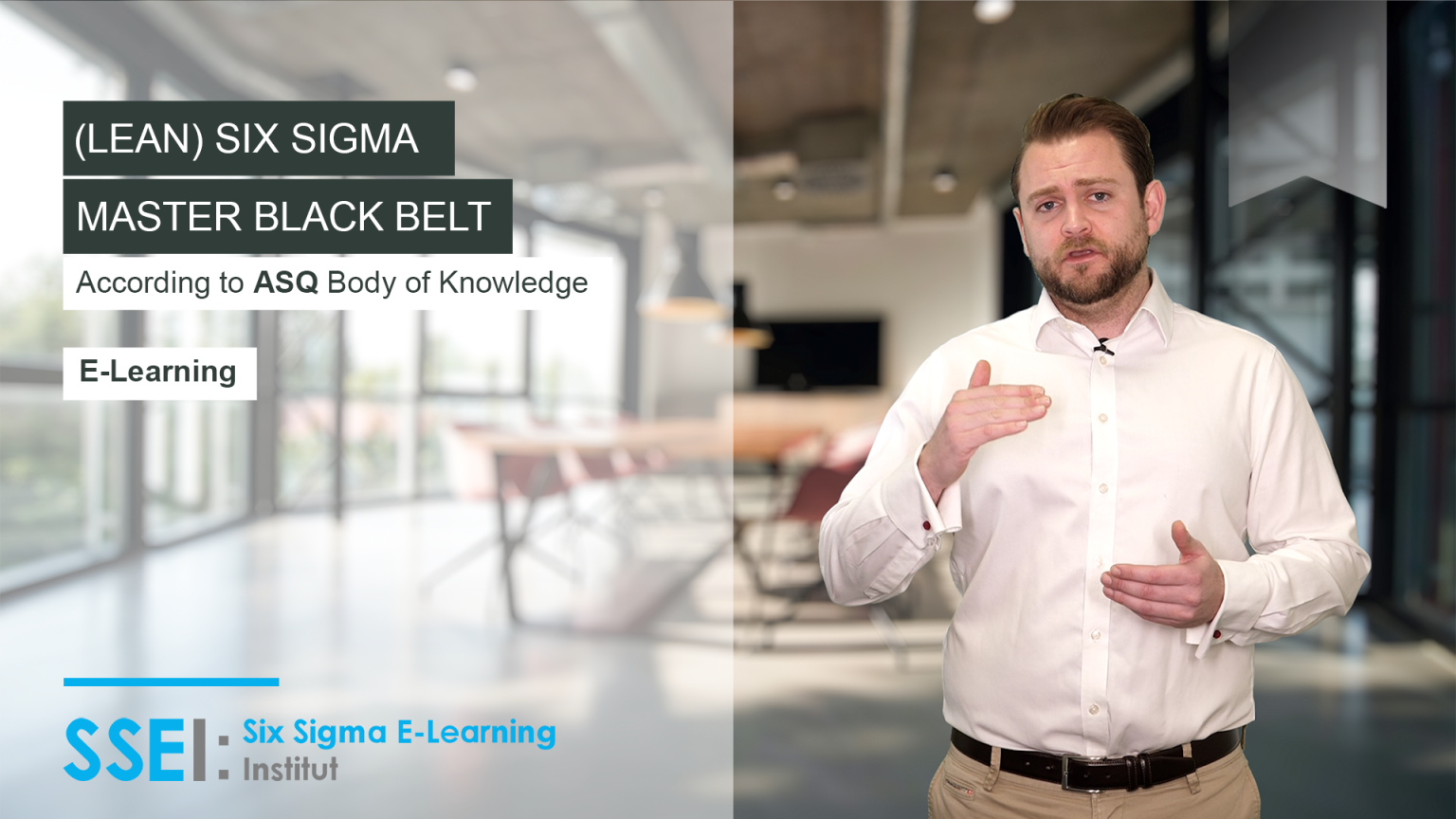 Certified (Lean-) Six Sigma Master Black Belt E-Learning according to ...